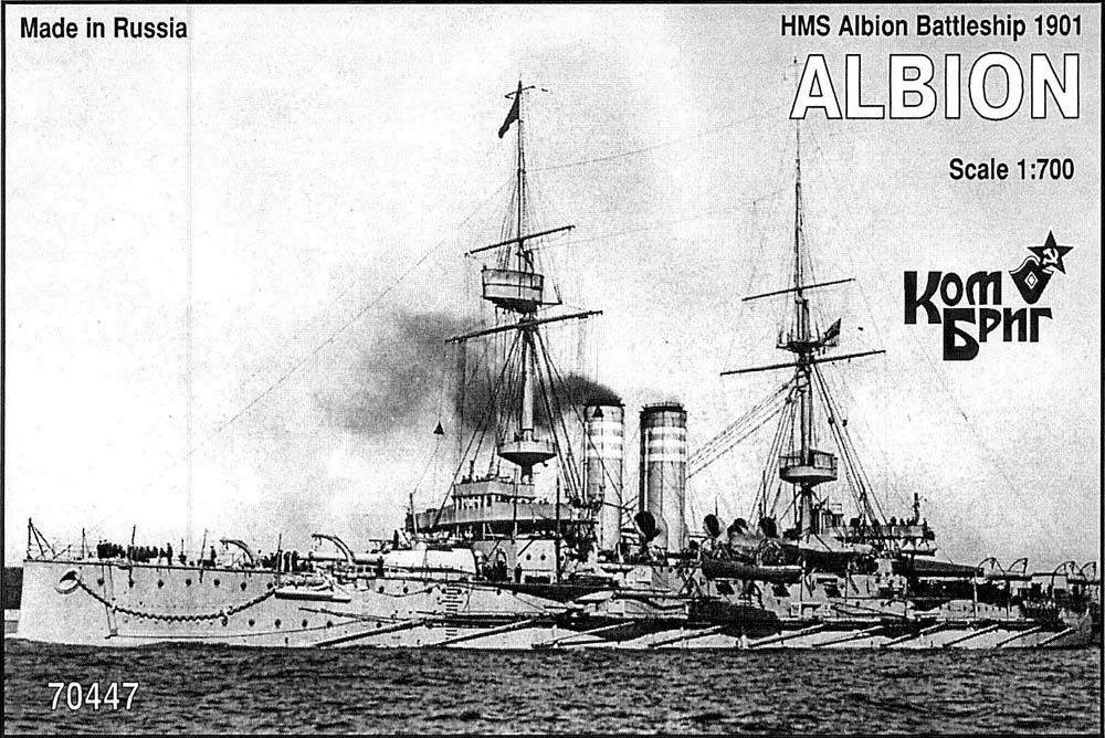 70447 - Battleship HMS Albion, 1901, 1/700